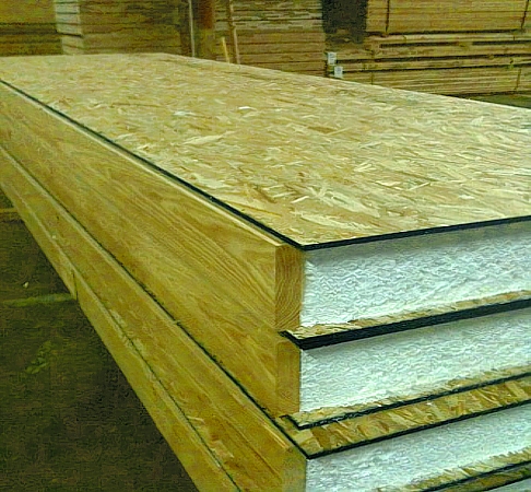 Jedco Builders installs Structural Insulated Panels.
